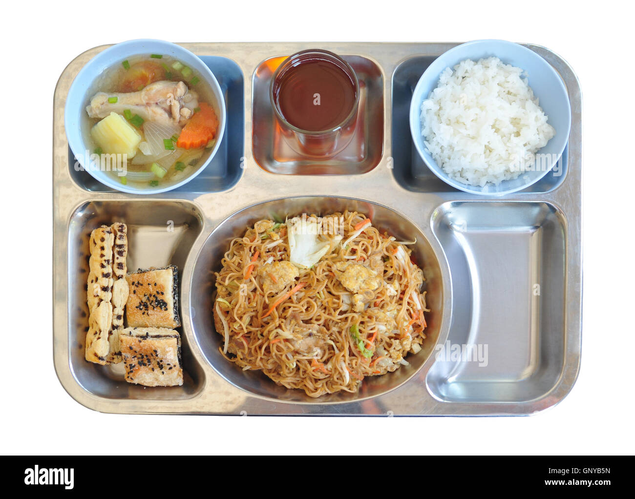 Food set rice cooked hi-res stock photography and images - Alamy