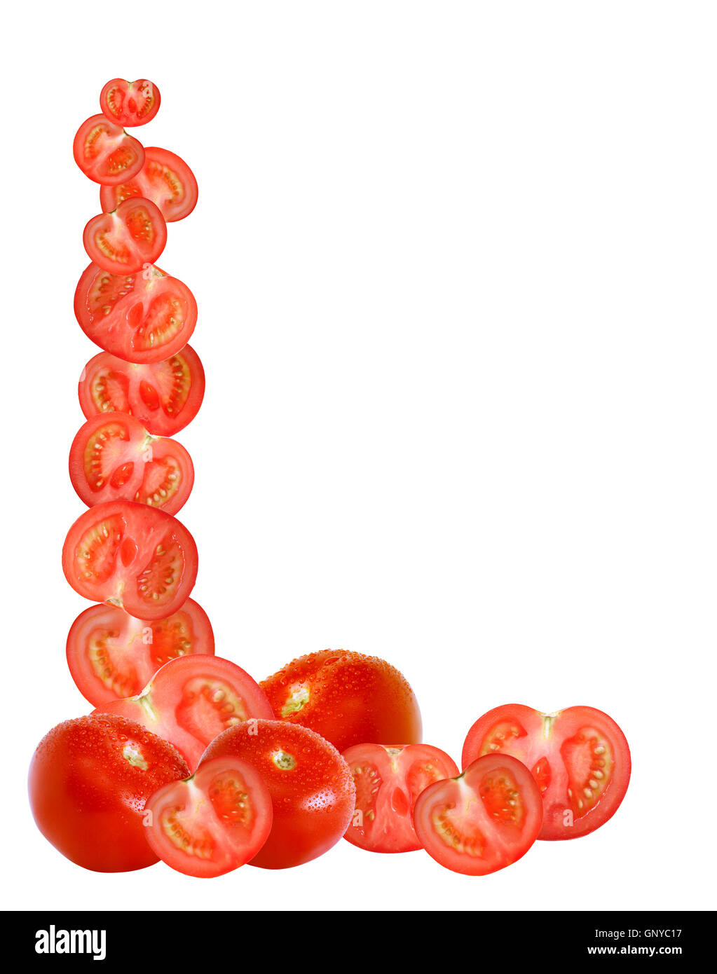 Tomato border Cut Out Stock Images & Pictures - Alamy