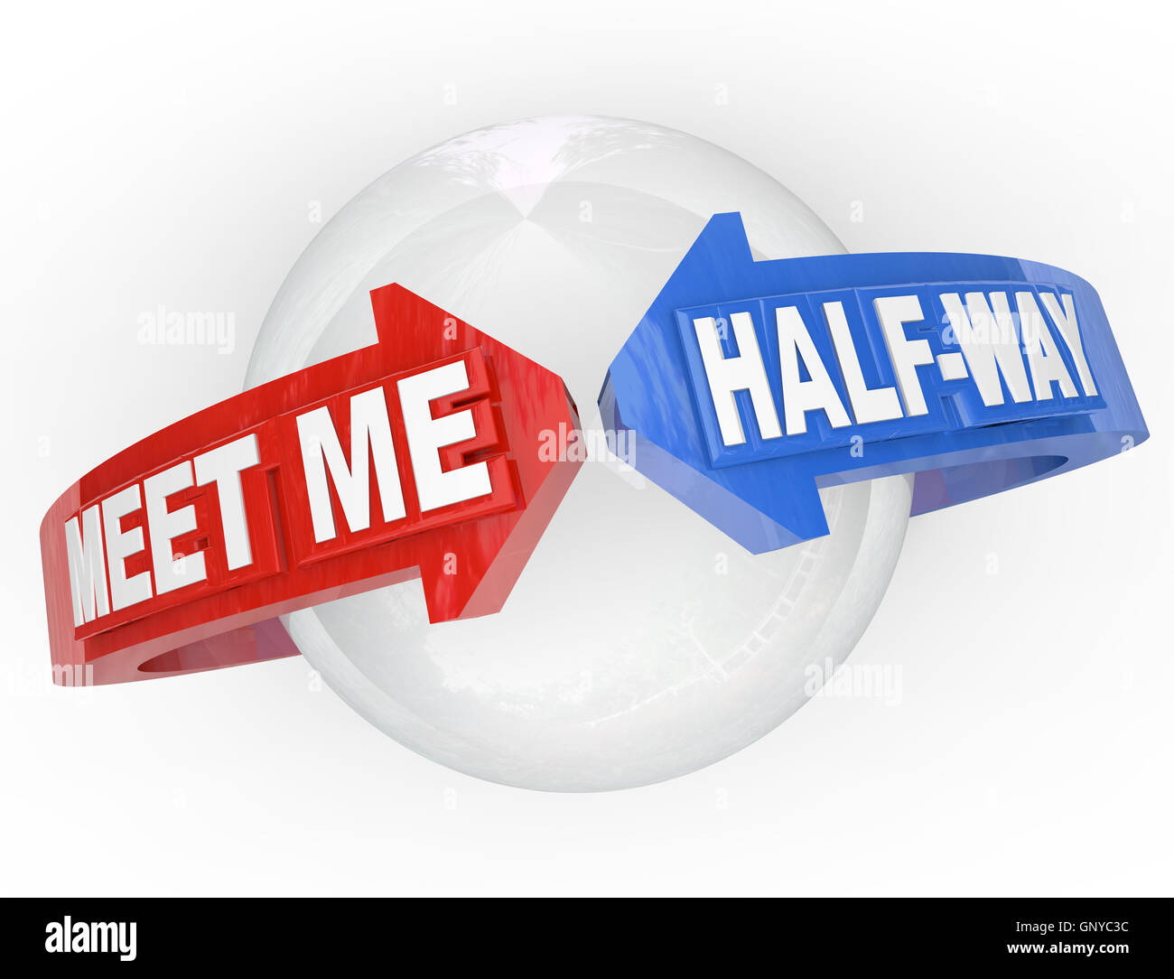 Meet halfway hi-res stock photography and images - Alamy