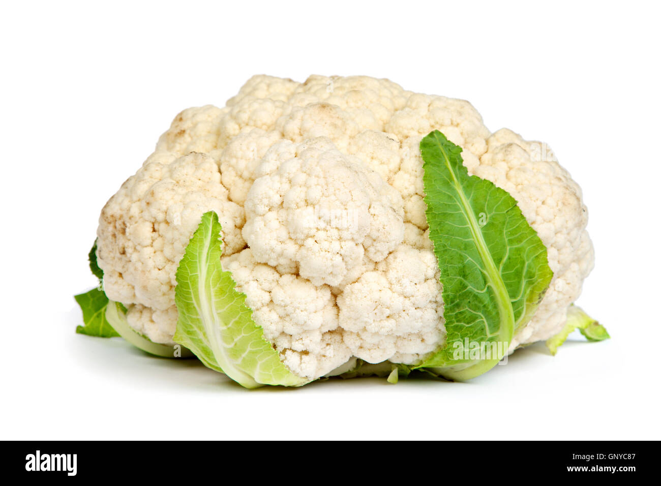 Cauliflower isolated on white Stock Photo - Alamy