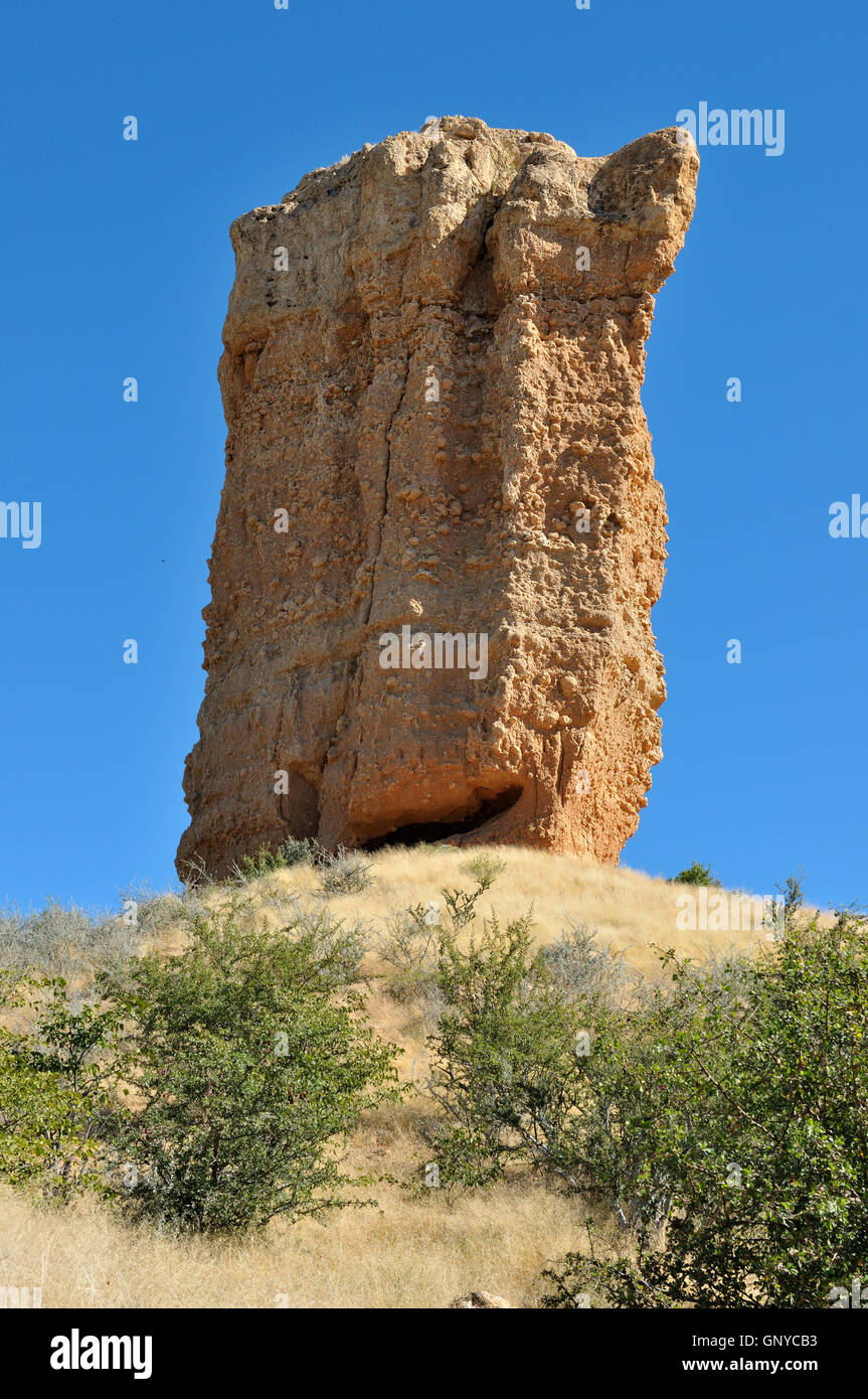 Rock finger near Outjo in Namibia Stock Photo - Alamy
