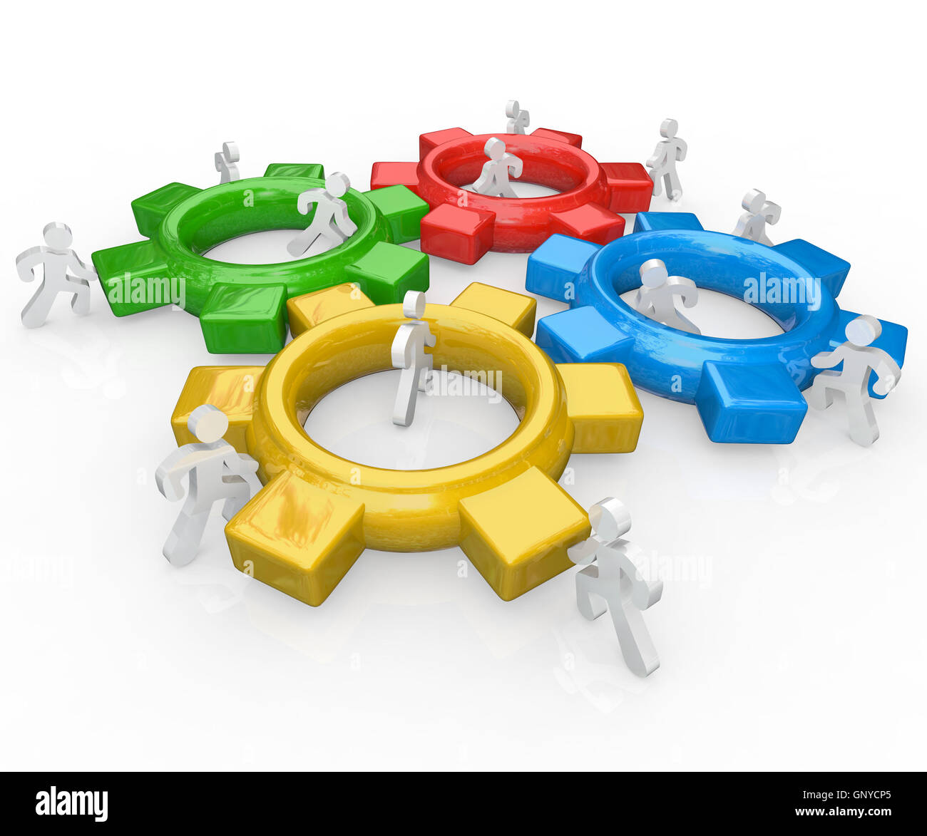 Collaborative teamwork hi-res stock photography and images - Alamy