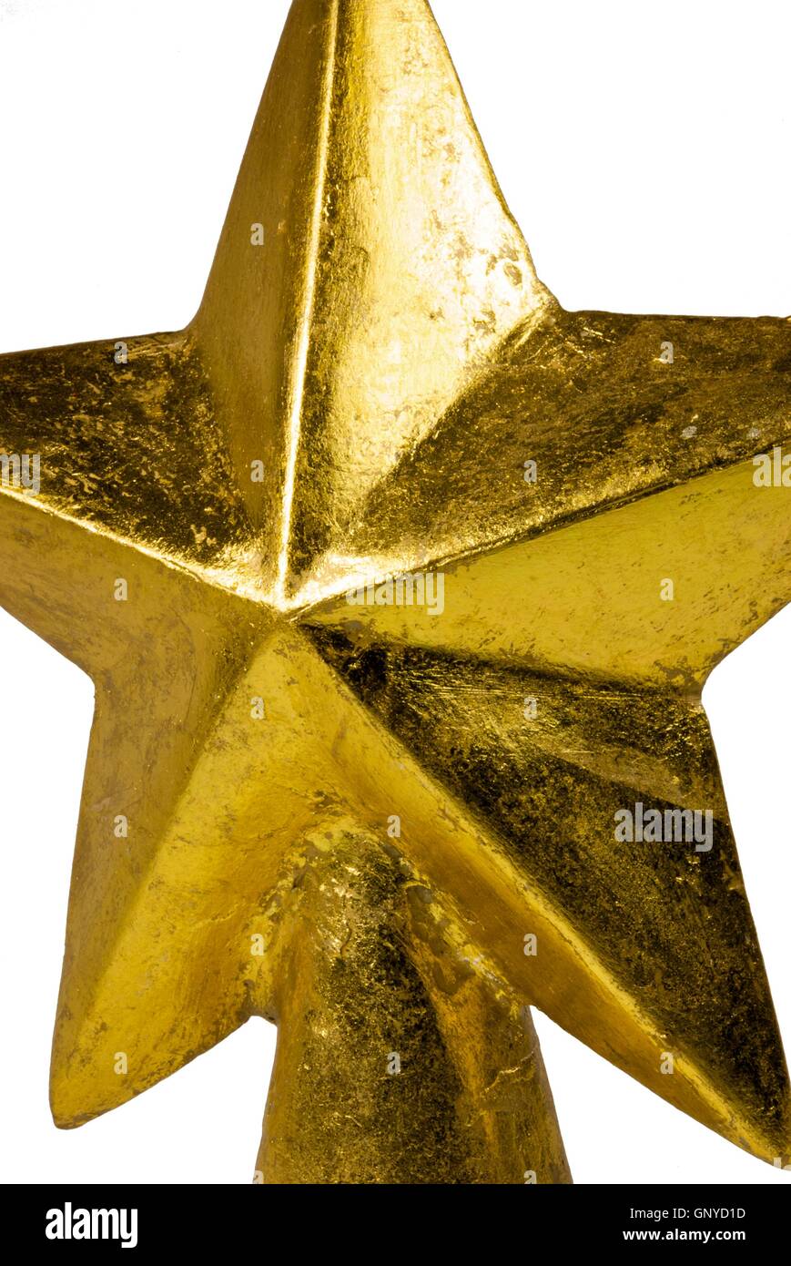 Isolated Gold Star Stock Photo - Alamy