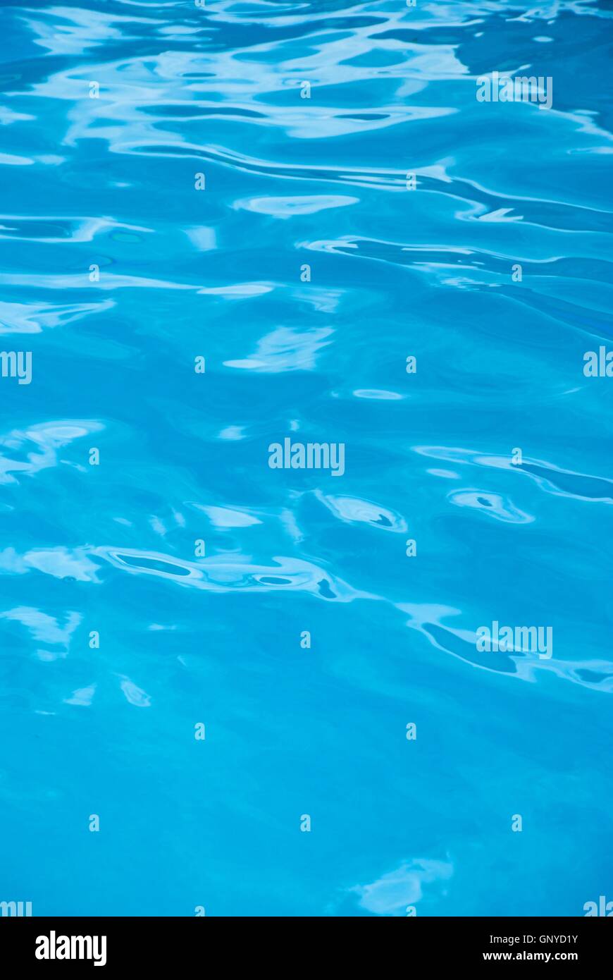 Silky Deep Blue Pool Water Stock Photo - Alamy