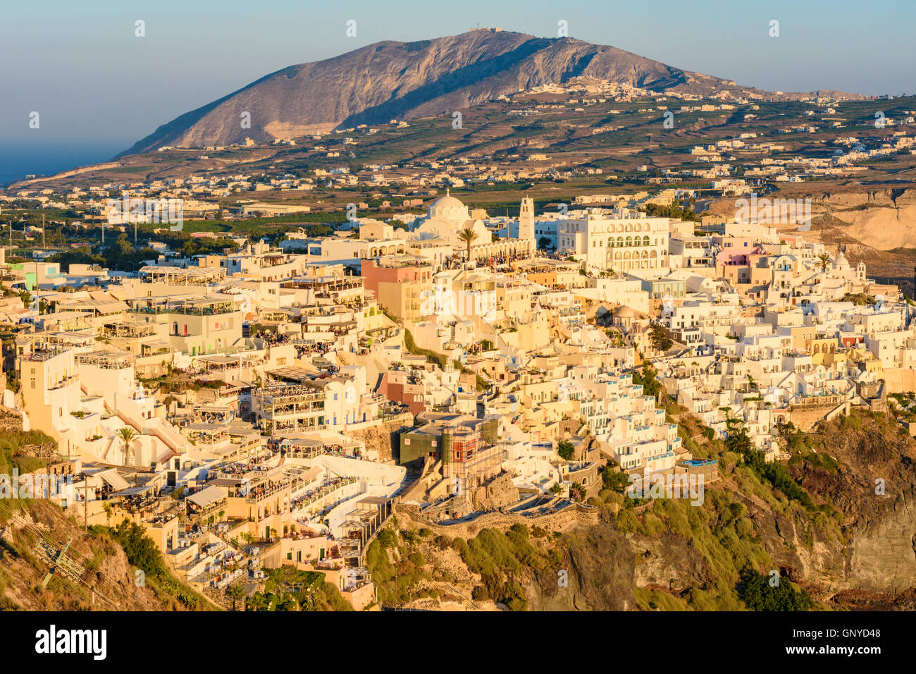 Santorini fira sunset hi-res stock photography and images - Alamy