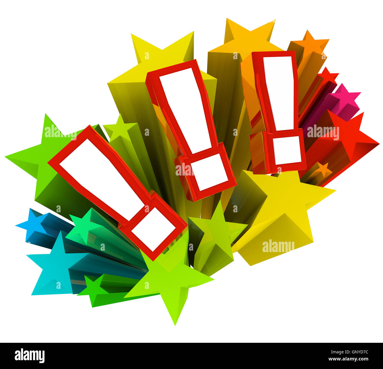 Colorful Exclamation Points