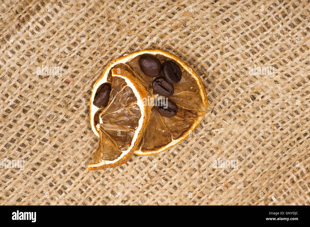 lemons and coffee Stock Photo - Alamy