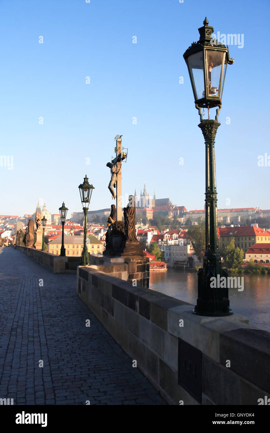 Charles Bridge At Dawn Stock Photo - Alamy