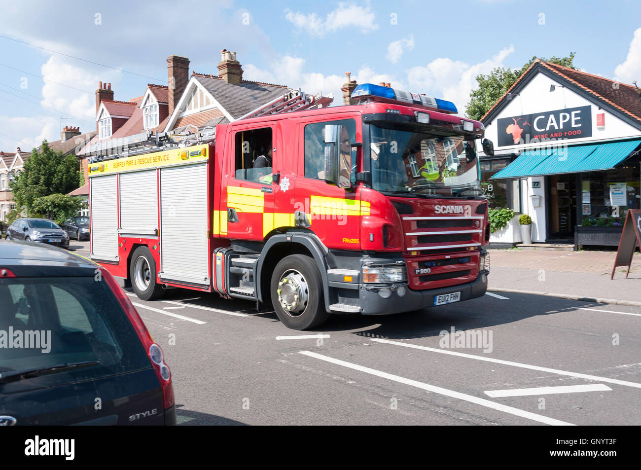 Fire engine surrey hi-res stock photography and images - Alamy Fire engine surrey hi-res stock photography and images - Alamy