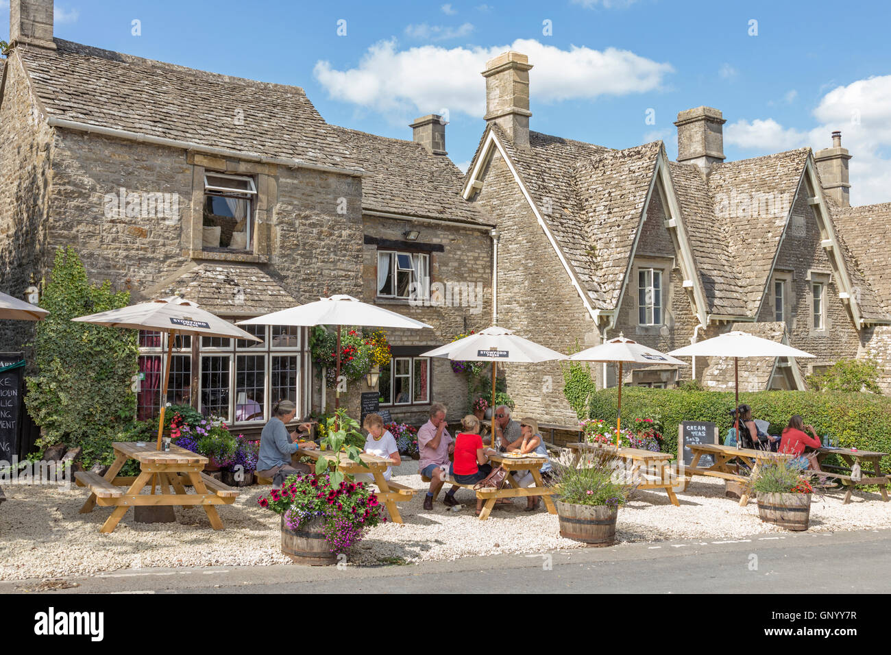 The Carpenters Arms in the Cotswold village of Miserden, Gloucester ...
