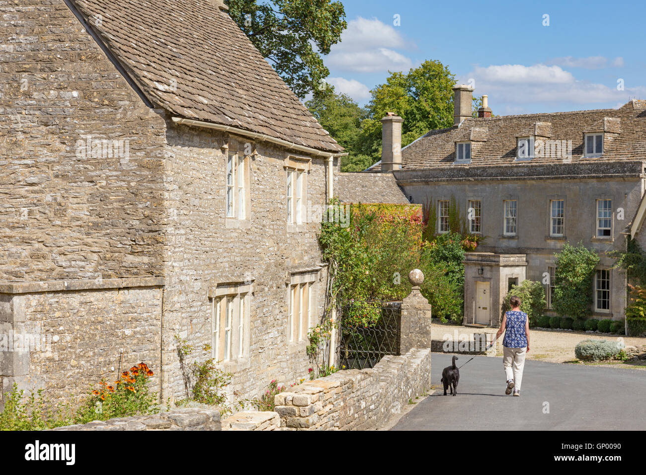 The Cotswold village of Miserden, Gloucester, England, UK Stock Photo ...