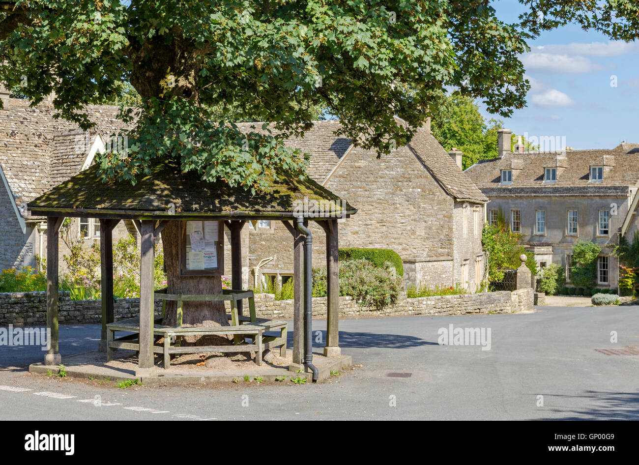 The Cotswold village of Miserden, Gloucester, England, UK Stock Photo ...