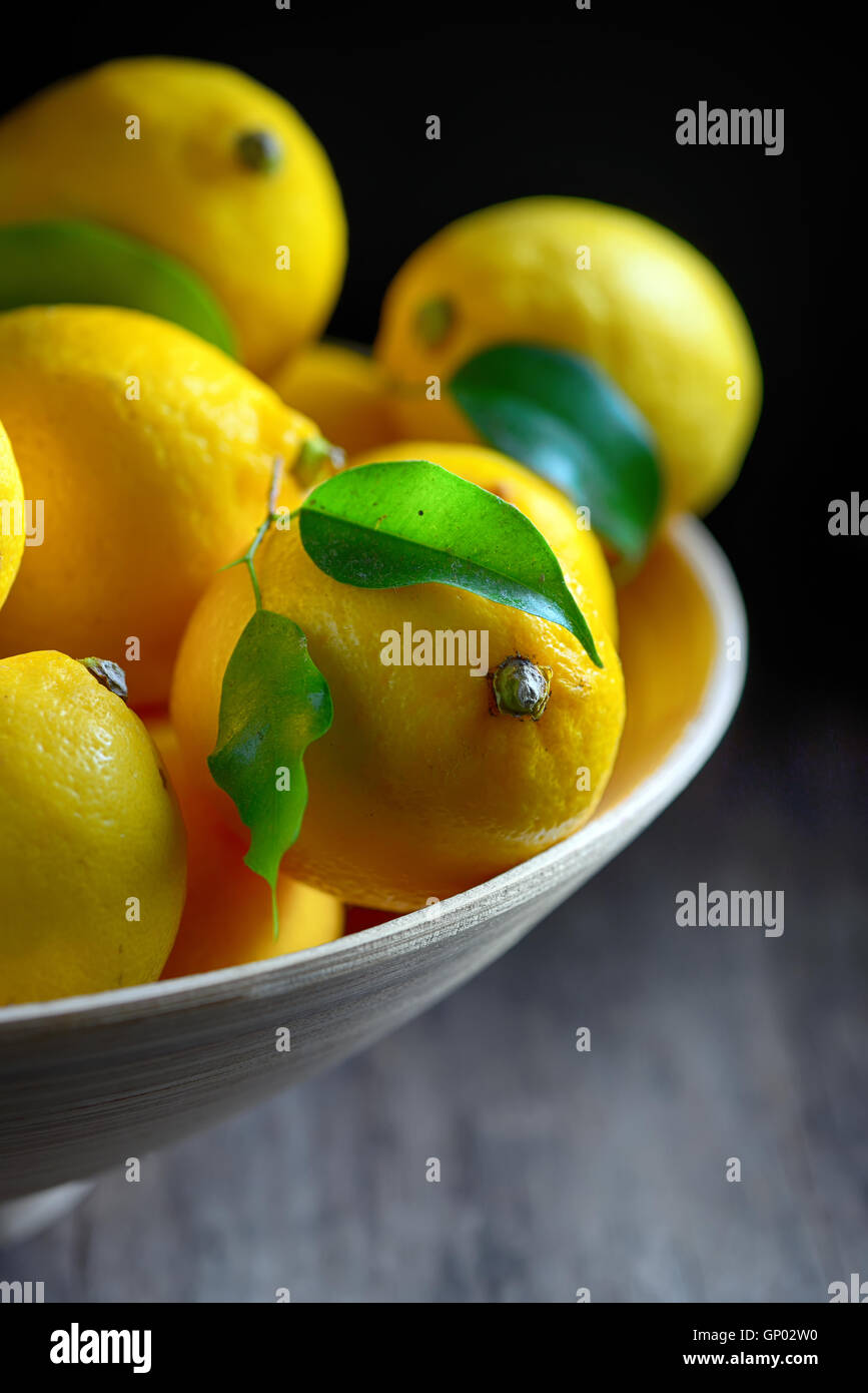 Lemons leaves hi-res stock photography and images - Alamy