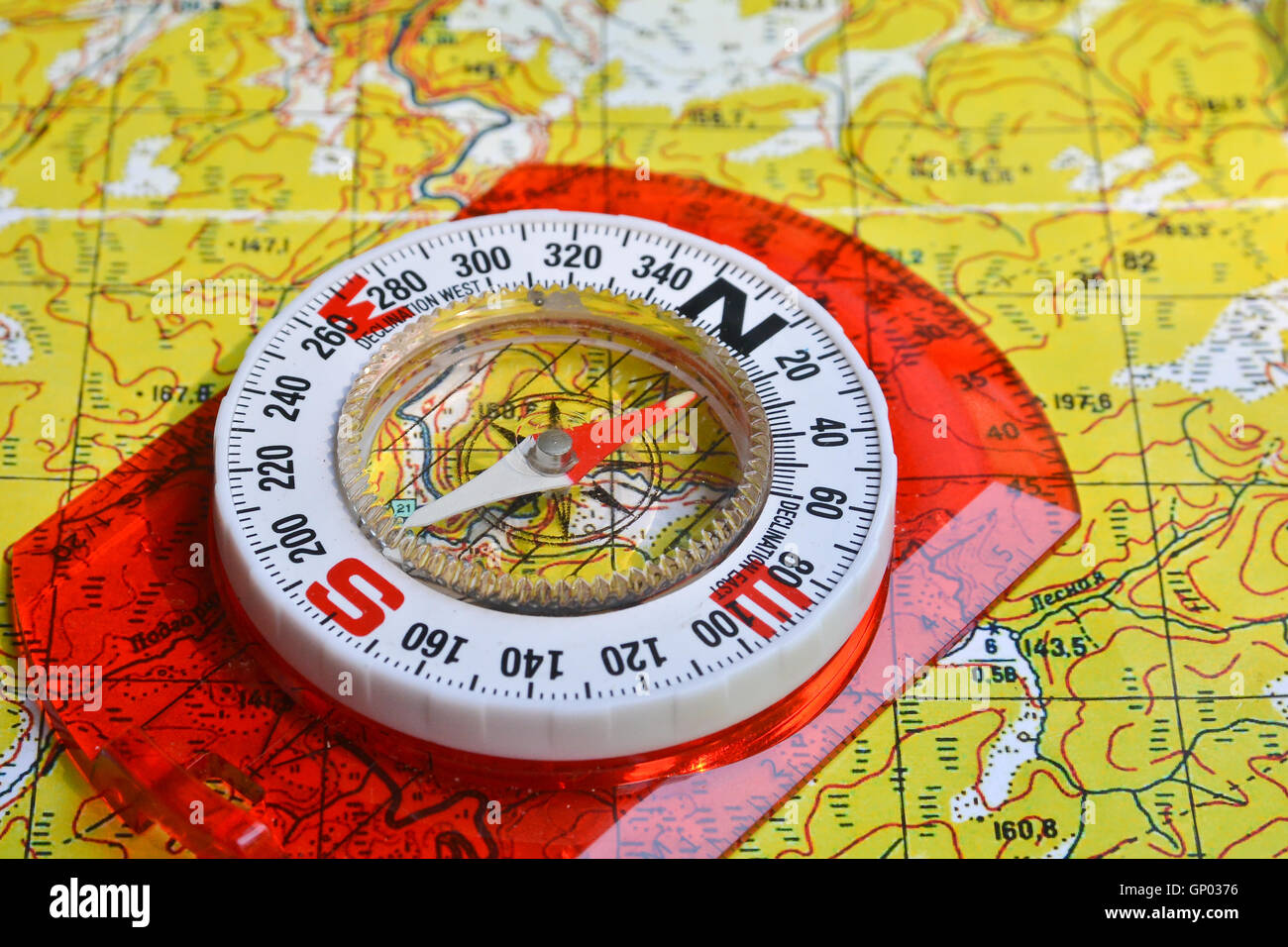 No orientation no travel. The tools of orienteering - map and a ...