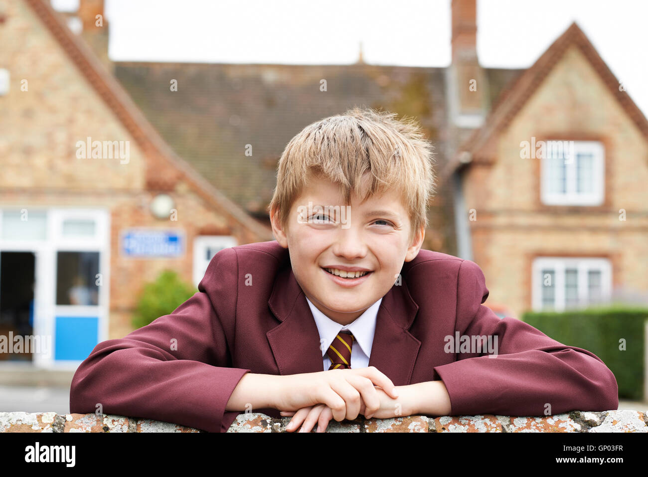 Boy school uniform hi-res stock photography and images - Alamy