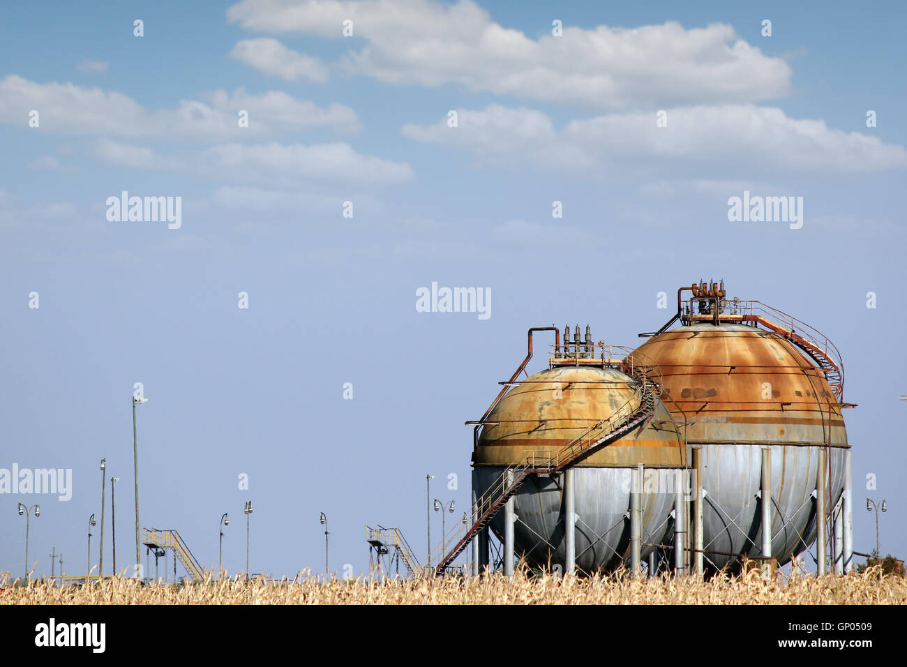 industry tank for gas and liquid Stock Photo - Alamy