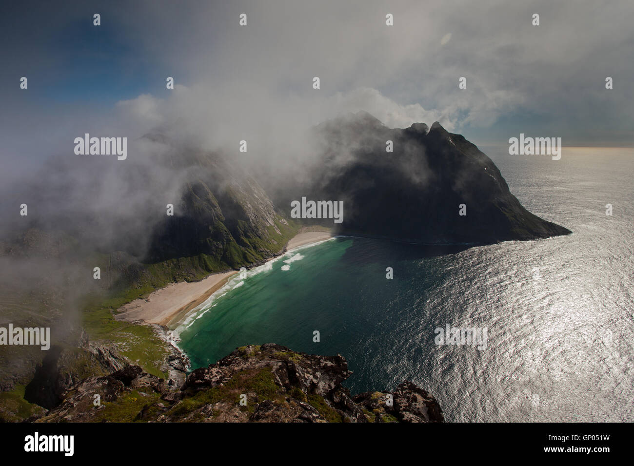 Norway: Moskenesøya: Ryten Stock Photo - Alamy