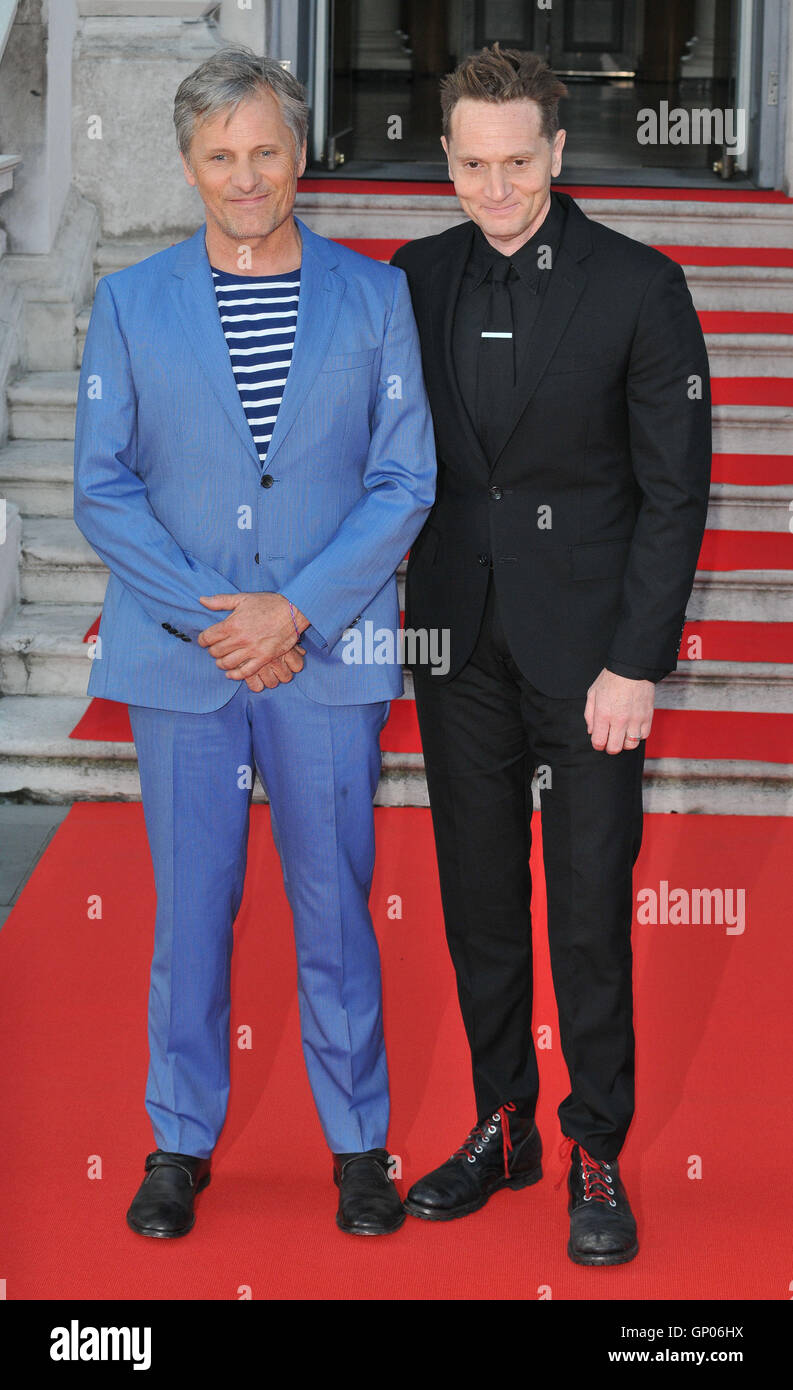 London, UK. Matt Ross and Viggo Mortensen at Film4 Summer Screen ...