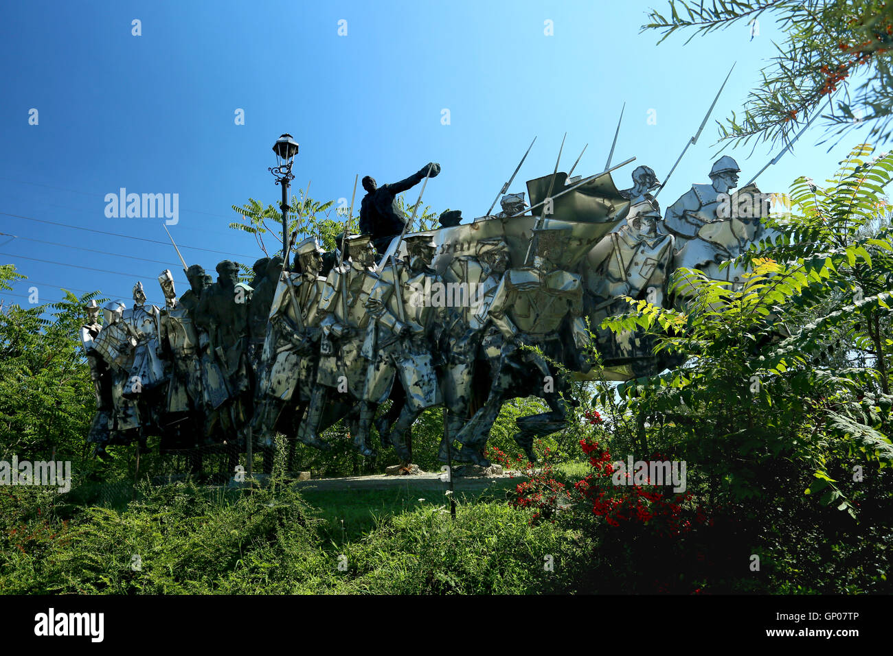The Statue Park (Szobor Park) showing old communist period statues ...