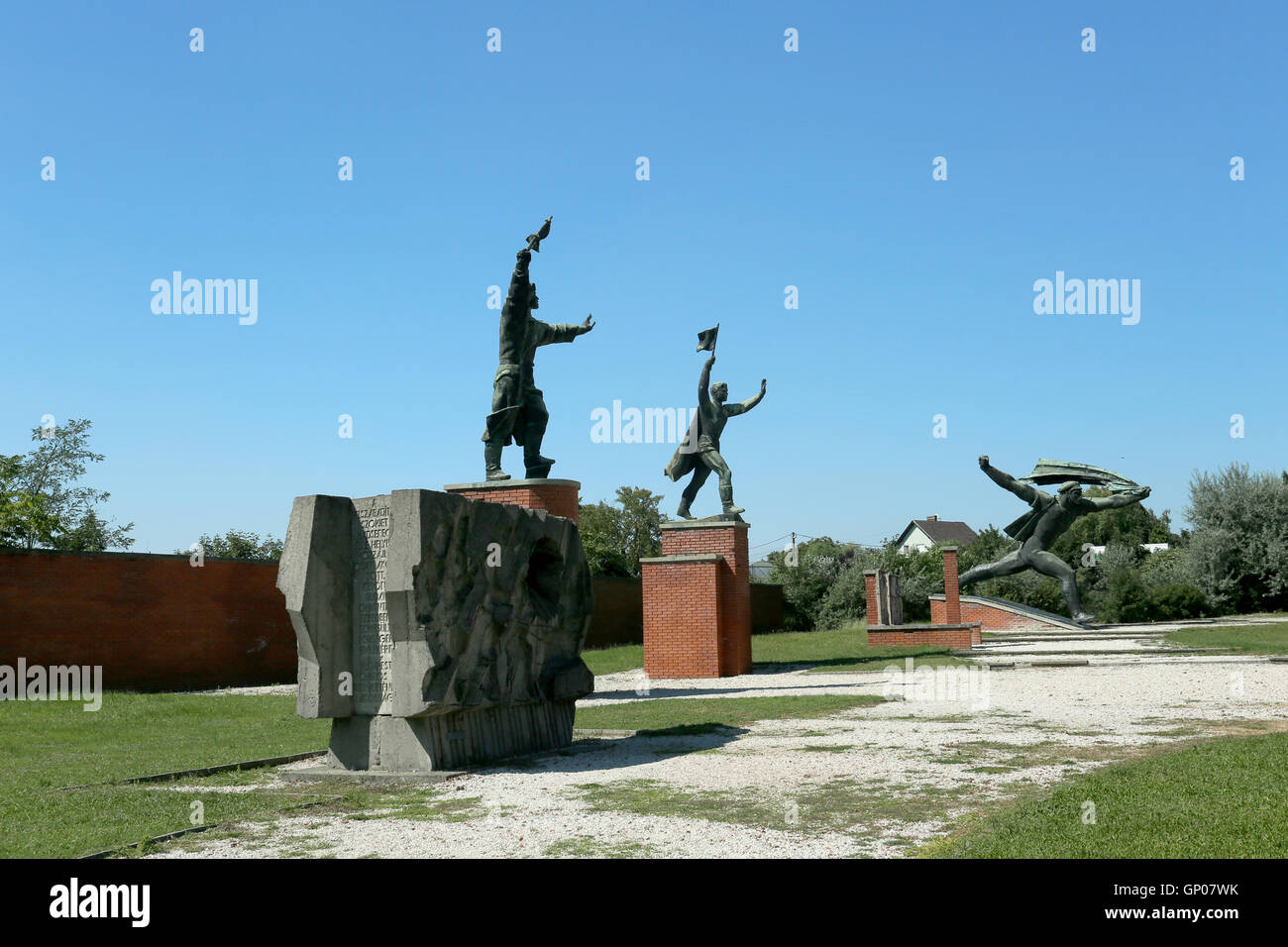 The Statue Park (Szobor Park) showing old communist period statues ...
