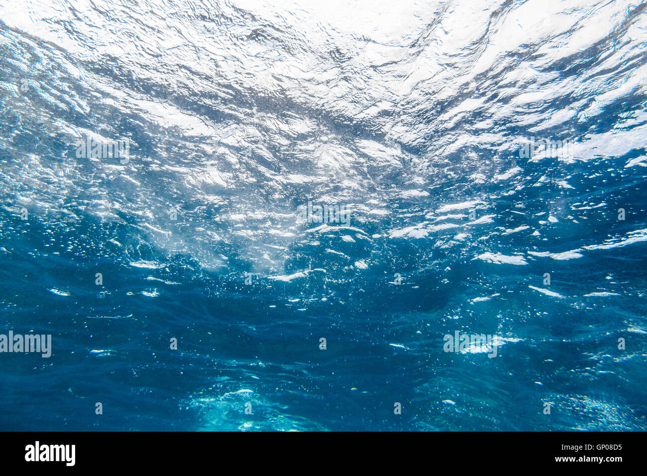 Underwater blue background Stock Photo - Alamy