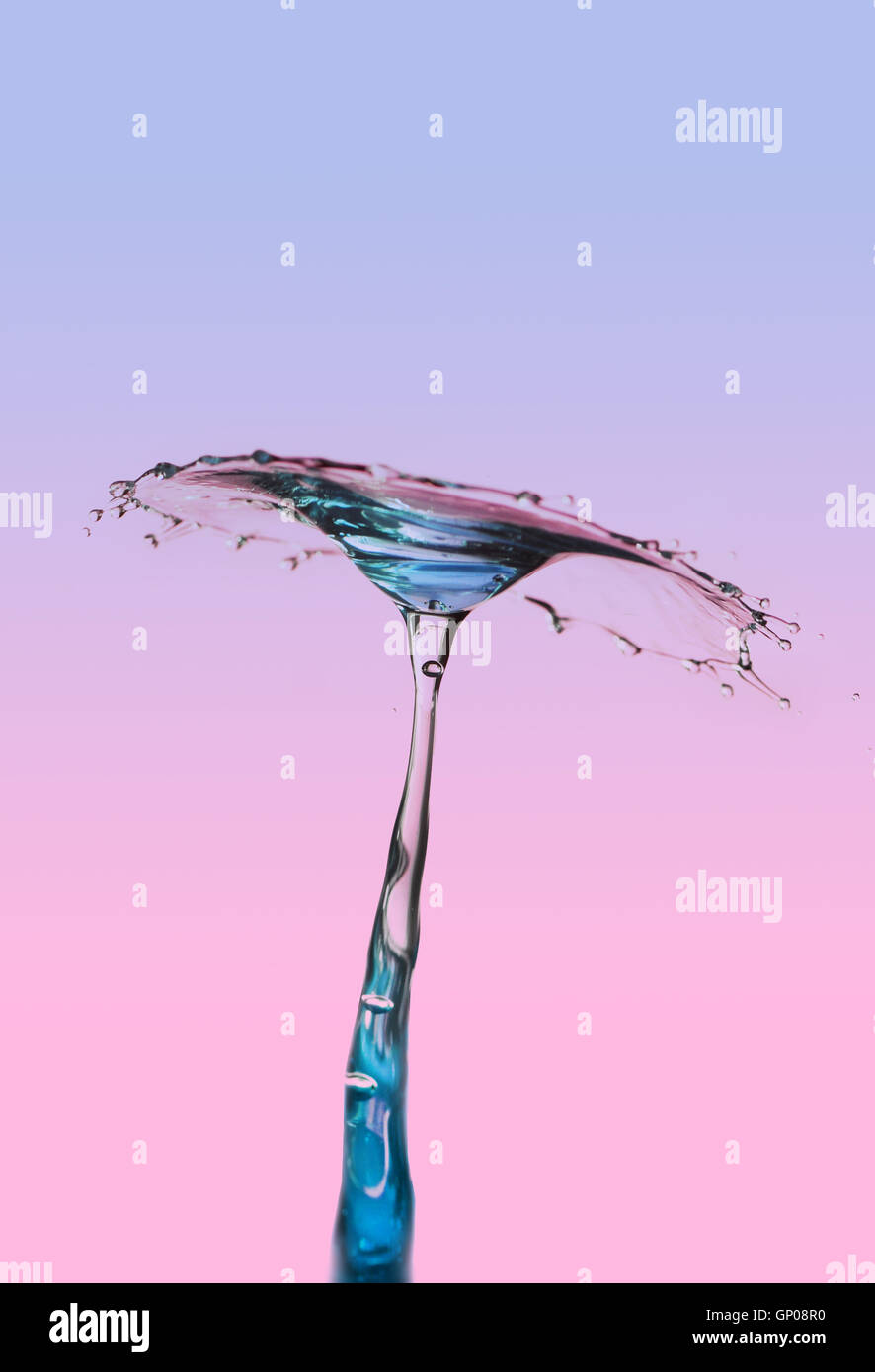 collision drops of water Stock Photo - Alamy