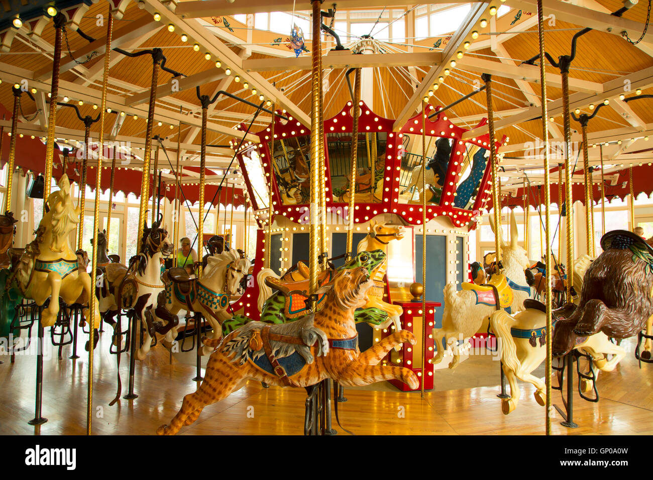 Carousel, Great Northern Town Center, Helena, Montana Stock Photo - Alamy