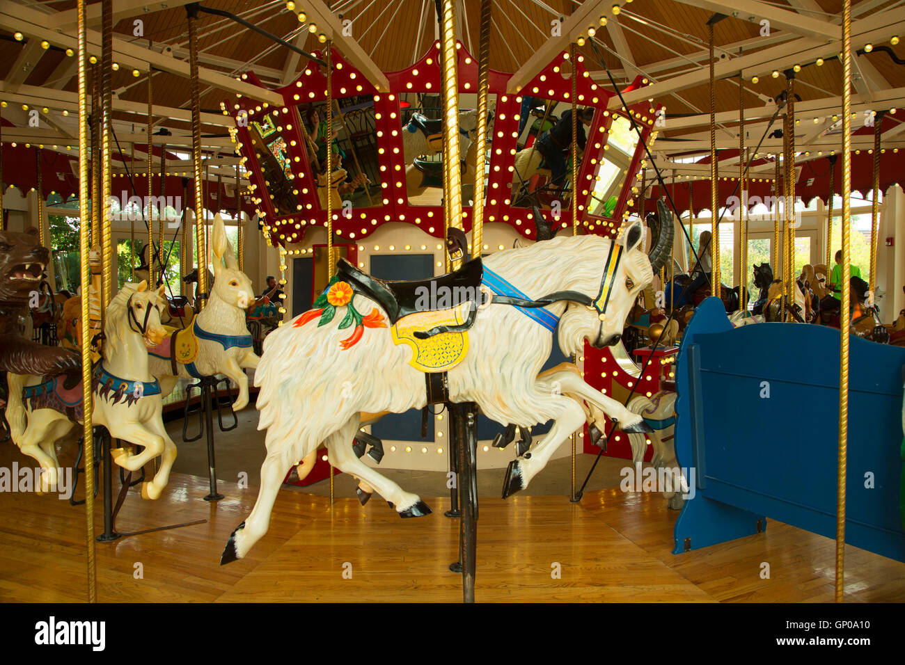 Carousel, Great Northern Town Center, Helena, Montana Stock Photo - Alamy