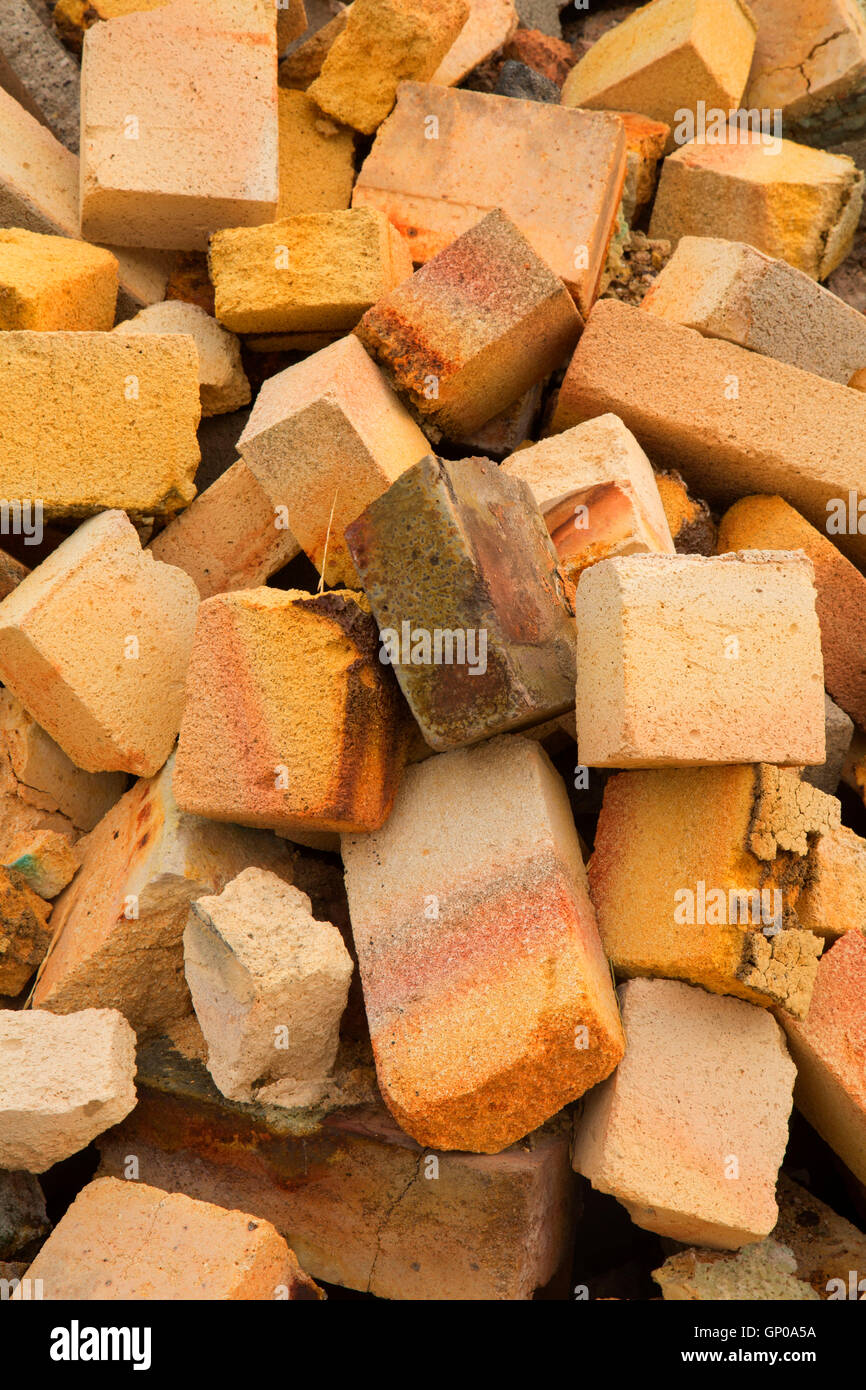 Western Clay Manufacturing Company brick pile, Archie Bray Foundation ...