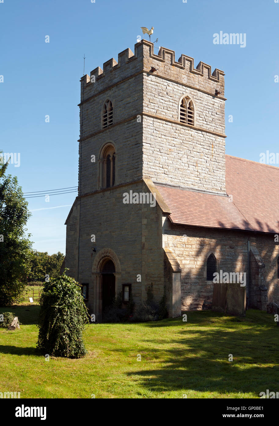 St. Nicholas Church, Earl`s Croome, Worcestershire, England, UK Stock ...