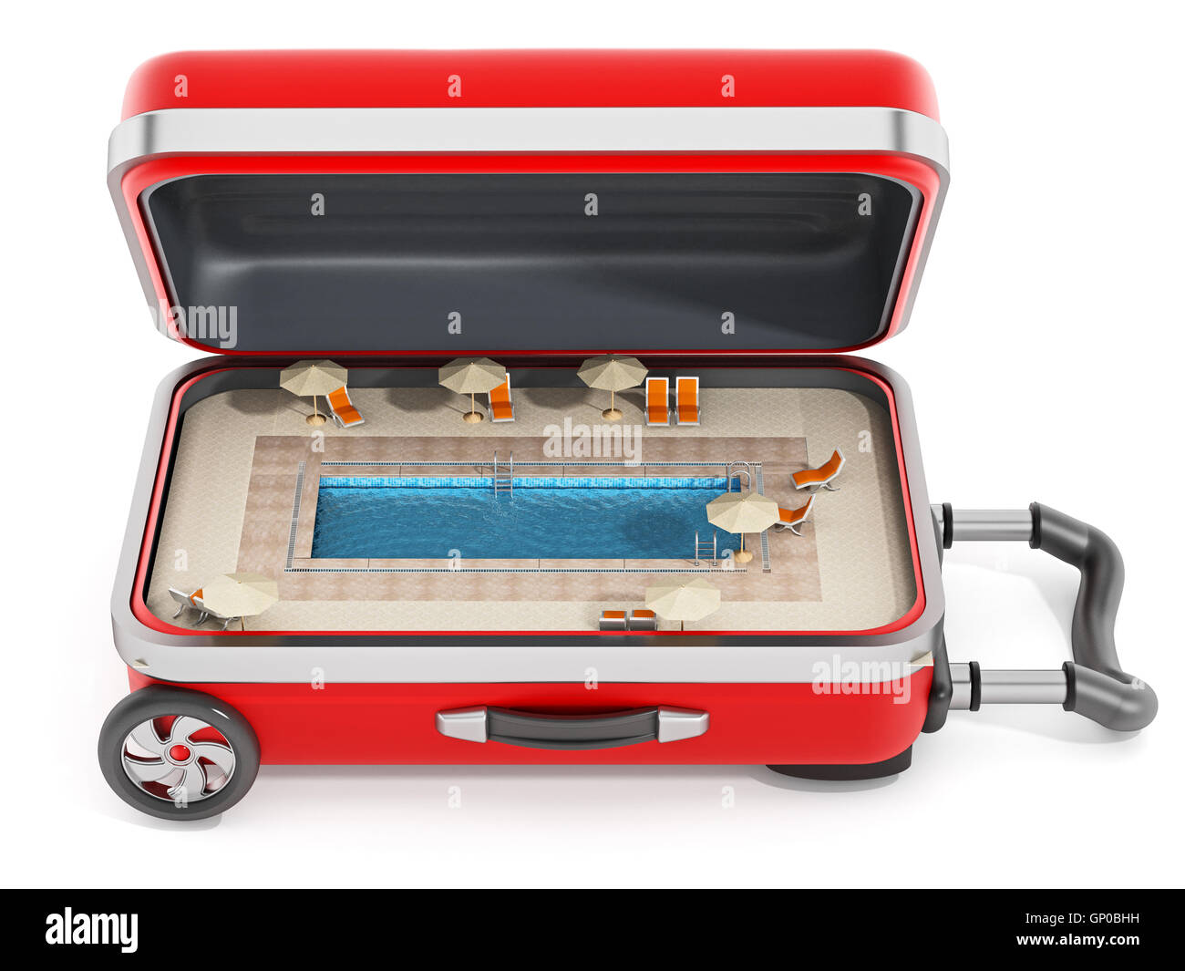 Pool bag illustration hi-res stock photography and images - Alamy