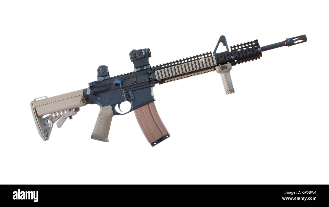 Black ar 15 semi automatic rifle hi-res stock photography and images ...
