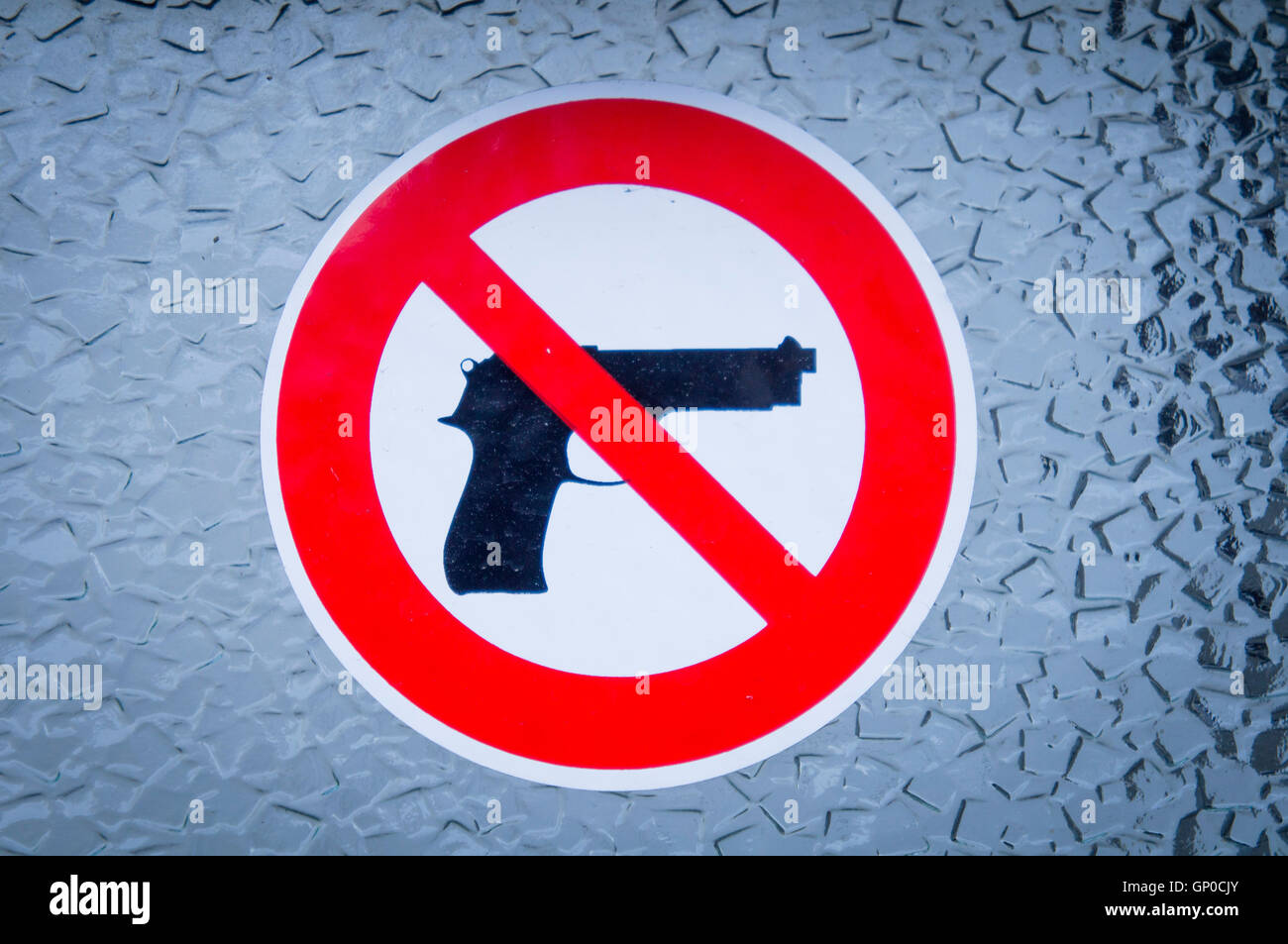 Gun Warning Stickers