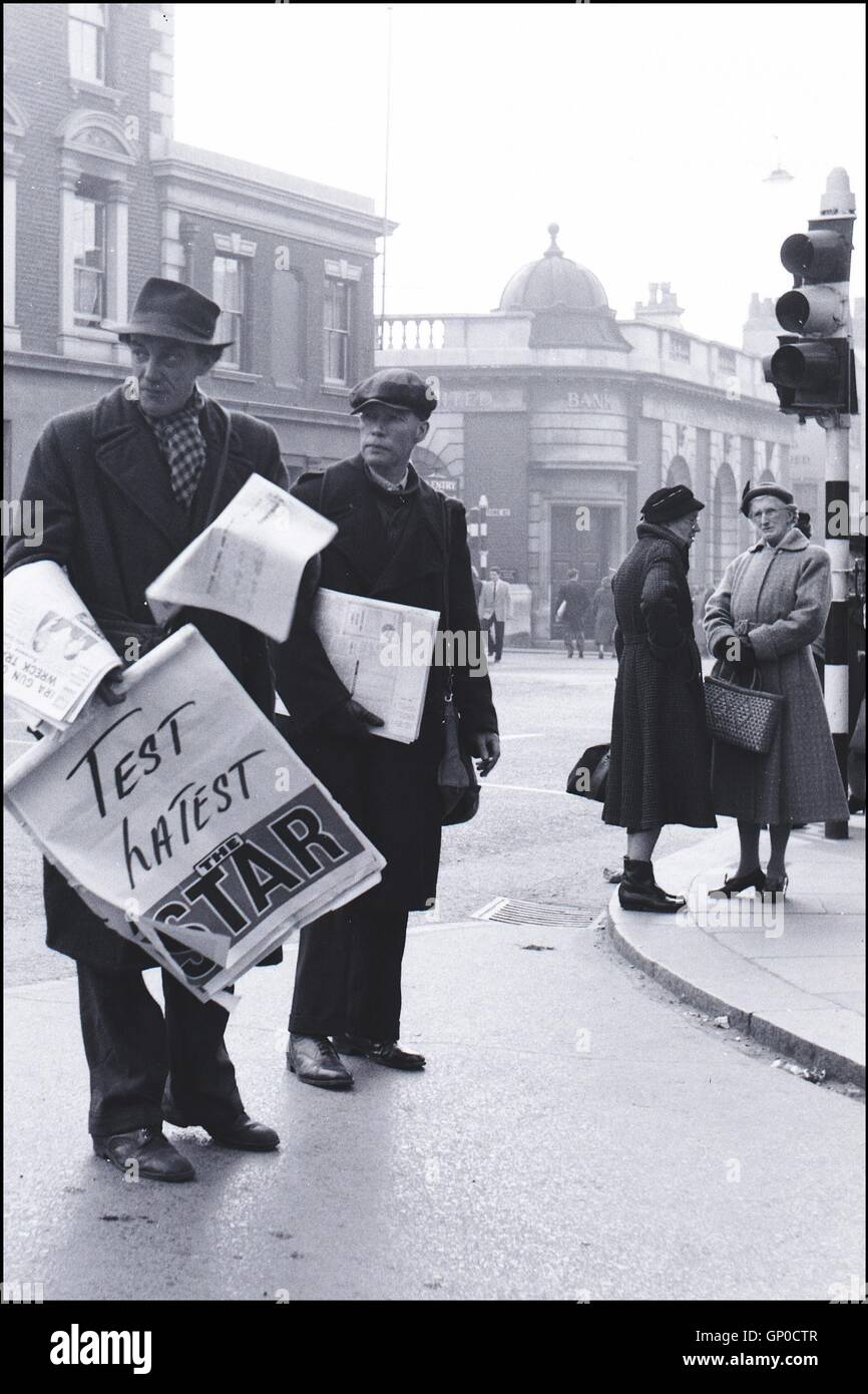1950s newspaper hi-res stock photography and images - Alamy