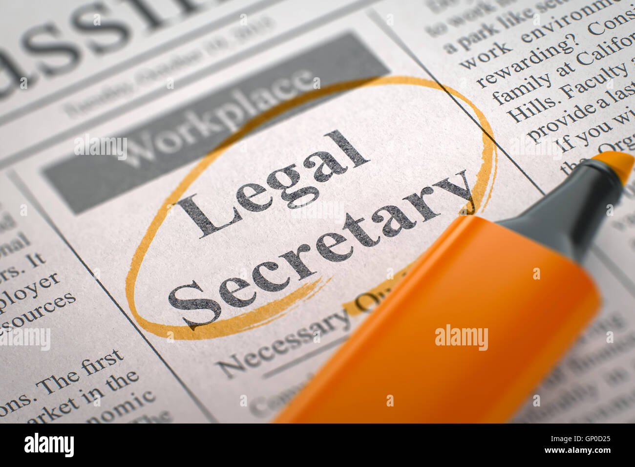Legal secretary hi-res stock photography and images - Alamy