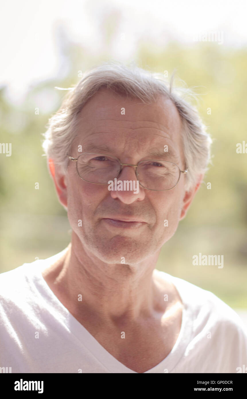 Older Man outdoors Stock Photo - Alamy