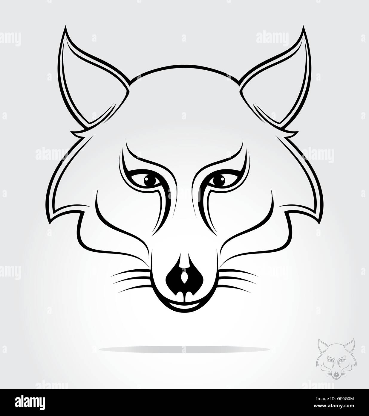 Draw fox hi-res stock photography and images - Alamy