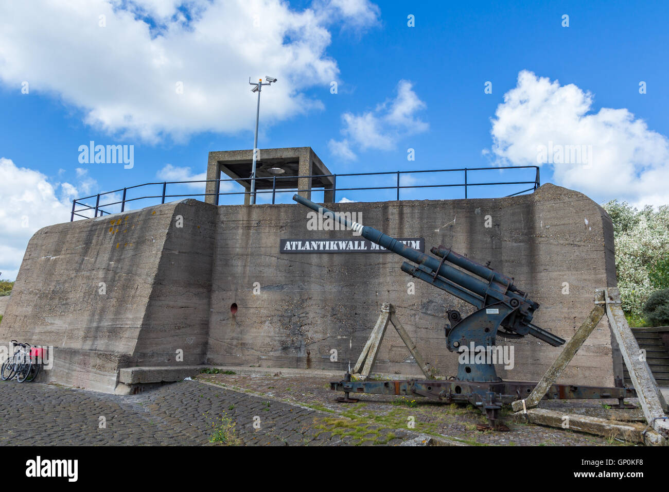 hoek van Holland, the Netherlands - July 31, 2016: atlanticwall museum ...