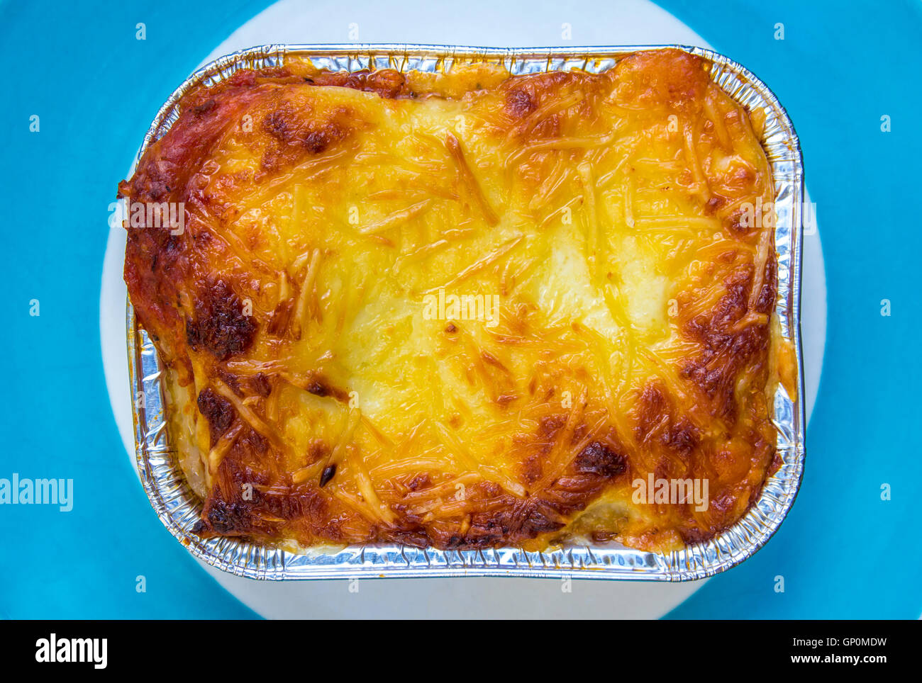 pre-made lasagne oven dish Stock Photo - Alamy