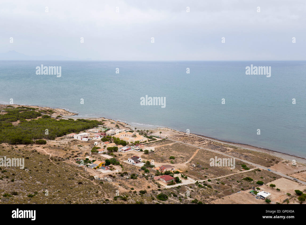 Views of a beach in Santa Pola from Mirador Stock Photo - Alamy
