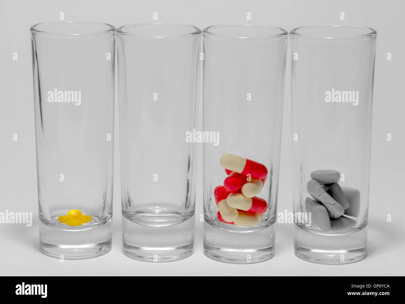 Alternative medicine tablets Stock Photo - Alamy