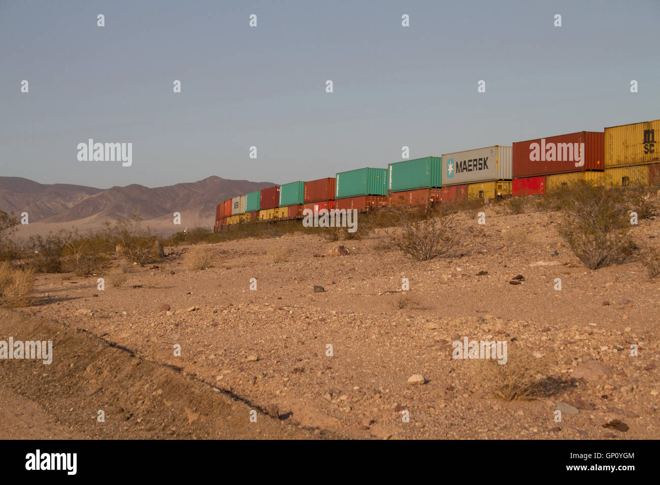 Freight train. USA Stock Photo - Alamy