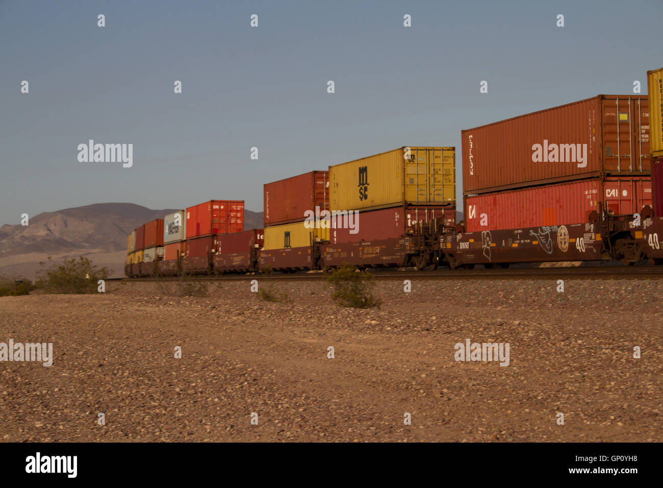 Freight train. USA Stock Photo - Alamy