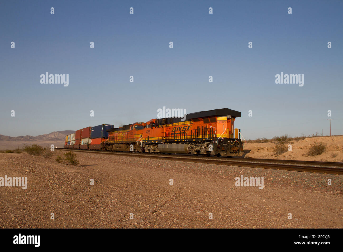 Freight train. USA Stock Photo - Alamy