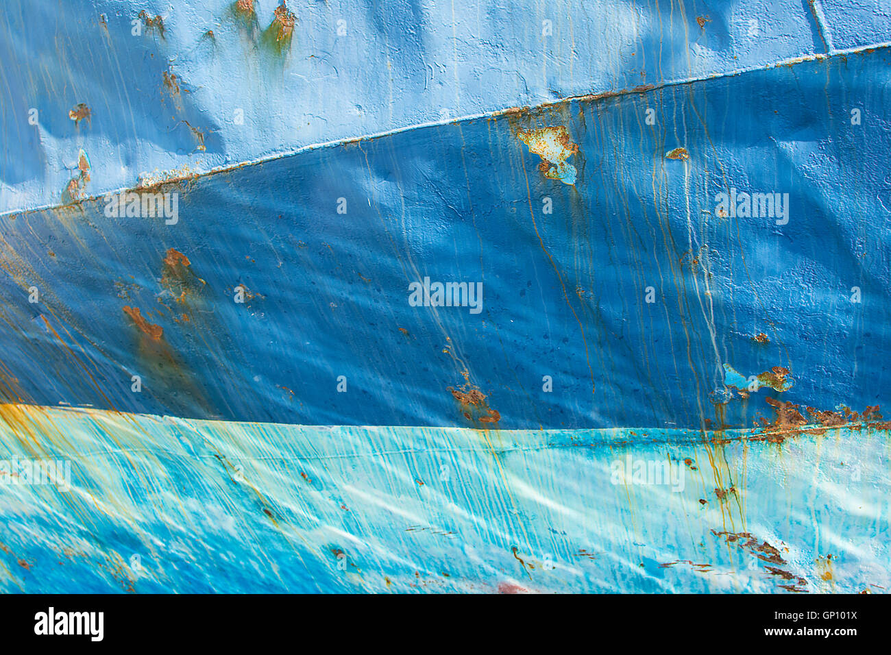 Old Blue Painted Metal. Abstract Vintage Background. Rusty Metal ...