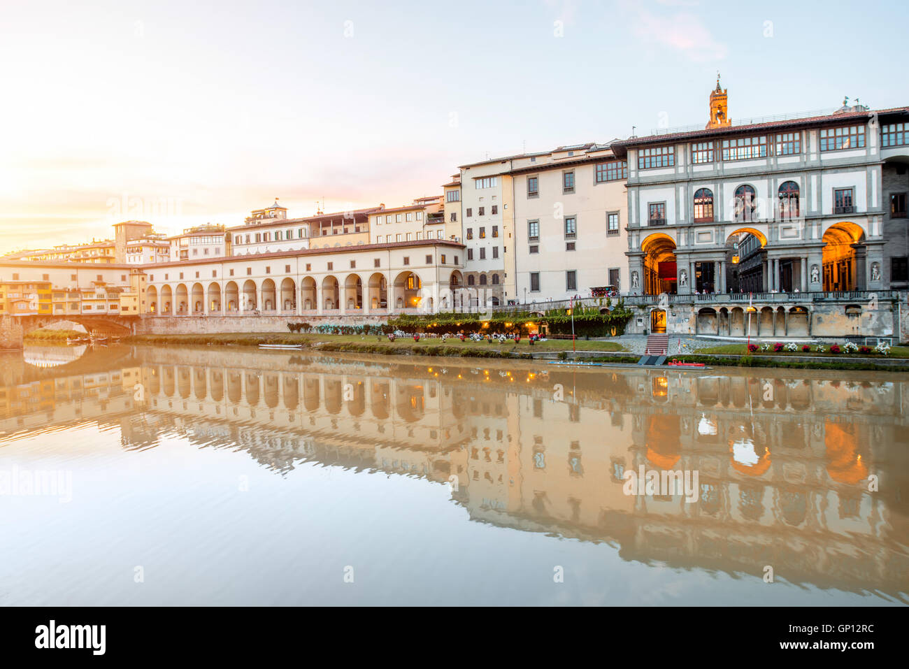 Florence riverside view hi-res stock photography and images - Alamy