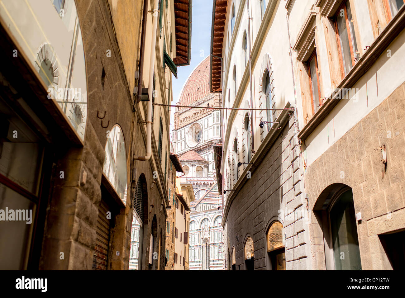 Florence street view Stock Photo - Alamy