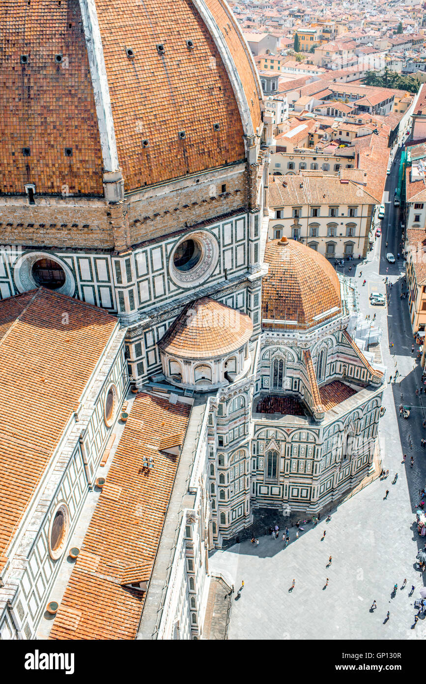 Cathedral square in Florence Stock Photo - Alamy