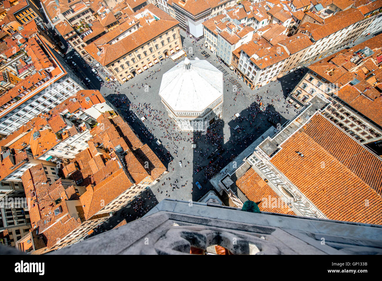 Aerial florence cathedral baptistery hi-res stock photography and ...