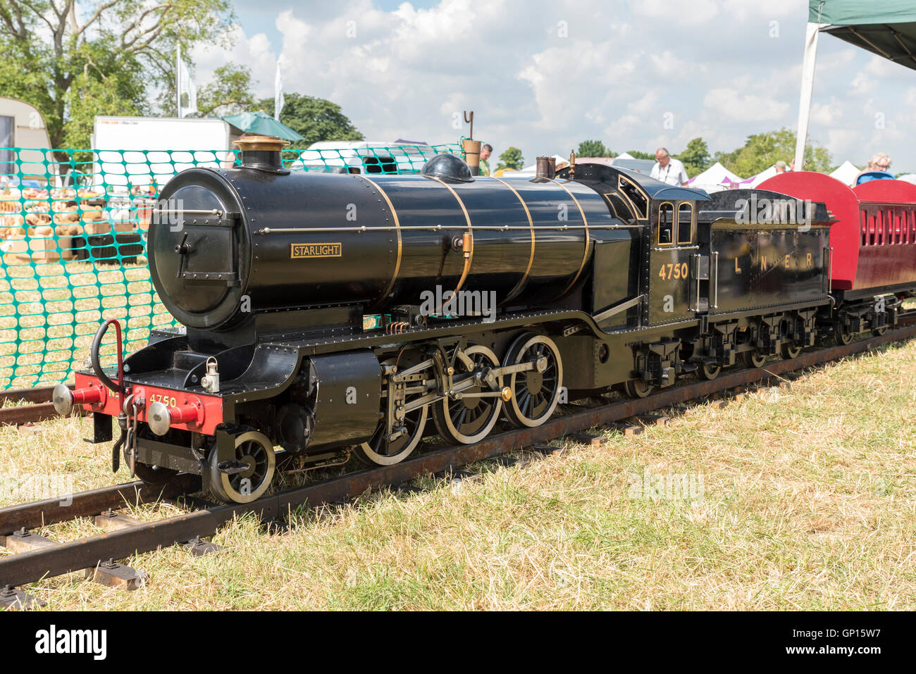 10.25" gauge model steam loco Starlight Express LNER 2-6-2 at Stow cum ...